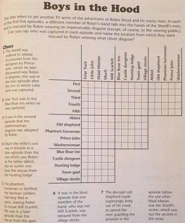 Solving a Logic Puzzle with Clingo | Llaisdy
